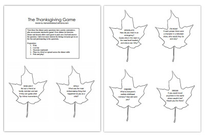 Thanksgiving Tablescape + Icebreaker In One!