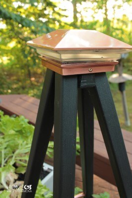 DIY Copper Obelisk Trellis