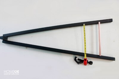 DIY Copper Obelisk Trellis