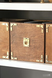 DIY Campaign Style Storage Boxes - Home Made by Carmona