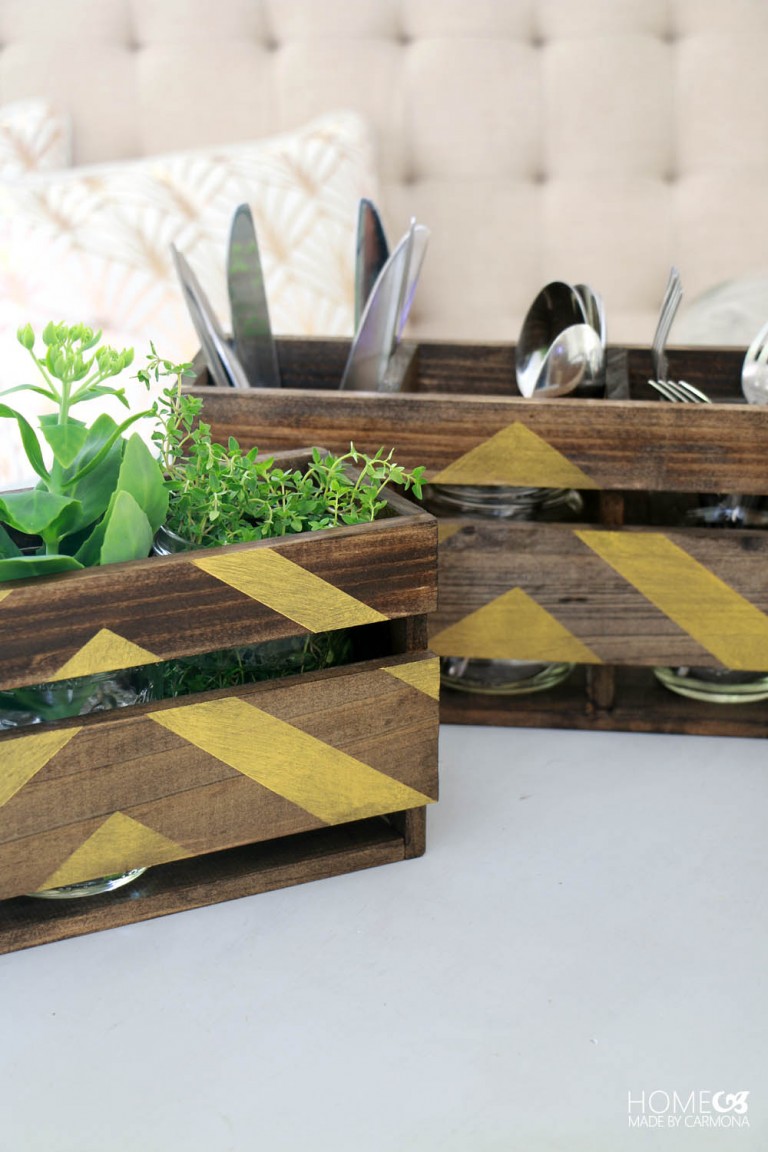 DIY Kitchen Utensil Holder & Dish Holder Set - Home Made by Carmona