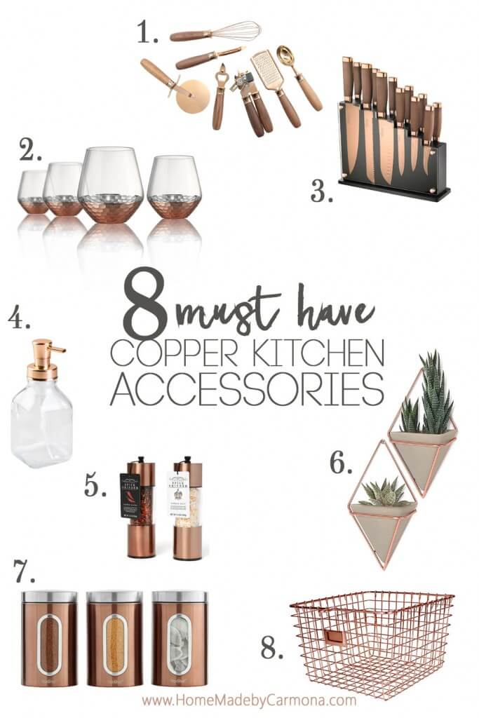 Trendy Copper Kitchen Accessories