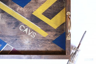 DIY 'Team Colors' Serving Tray - Home Made by Carmona