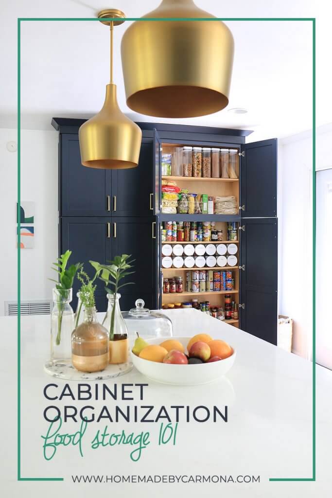 Cabinet Organization Tips - Food Storage 101