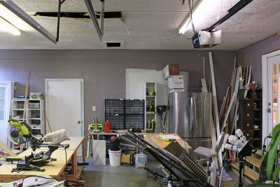 Garage Turned Classy Workshop